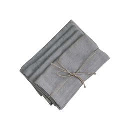 Chic Antique Servietten 4er-Set aus Leinen L40/B40, franz. grau skandinavische Deko Online Shop