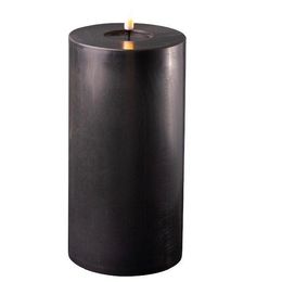 Deluxe Homeart LED Stumpenkerze Real Flame salbei green 20 cm, &Oslash; 10 cm skandinavische Deko Online Shop