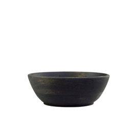 Chic Antique Laon Schale aus Mangoholz H5/D12,5 cm, kohle