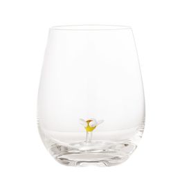 Bloomingville Misa Trinkglas &Oslash; 9xH12 cm, Blume skandinavische Deko Online Shop