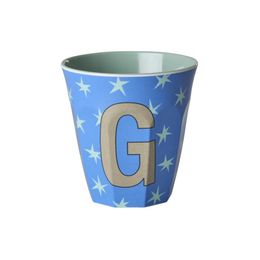Rice Melamin Buchstabenbecher Stars G skandinavische Deko Online Shop