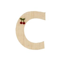 Rice Raffia Buchstaben Sticker C, Kirsche skandinavische Deko Online Shop