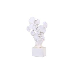 Chic Antique Ginkgo Dekor auf Fuss H35/L21/B7 cm, creme
