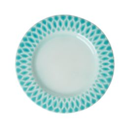 Rice Fr&uuml;hst&uuml;cksteller Keramik Aqua &Oslash; 23 cm skandinavische Deko Online Shop