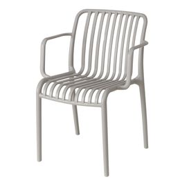 Boltze Stuhl aus Kunststoff Quito 55 x 56 x 79 cm, Grau skandinavische Deko Online Shop