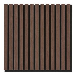 House Nordic Akustikpaneel Walnuss Look 52 x 2,2 x 52 cm skandinavische Deko Online Shop