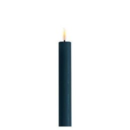 Deluxe Homeart LED 2er Set Stabkerze Real Flame 15 cm, &Oslash; 2,2 cm, 2er Set, petroleum skandinavische Deko Online Shop