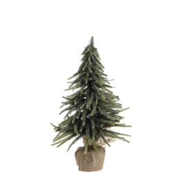Chic Antique Fleur k&uuml;nstlicher Tannenbaum mit Glitzergold 35 cm skandinavische Deko Online Shop