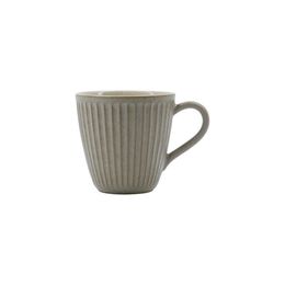 house doctor Tasse HDPleat grau/braun, &Oslash; 9 cm