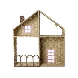 Rice Regal in Hausform Pink - H50 L45 B12 cm skandinavische Deko Online Shop