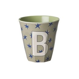 Rice Melamin Buchstabenbecher Stars B skandinavische Deko Online Shop