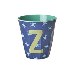 Rice Melamin Buchstabenbecher Stars Z