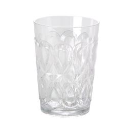 Rice Acryl Trinkglas Swirl klar - Large - 496 ml