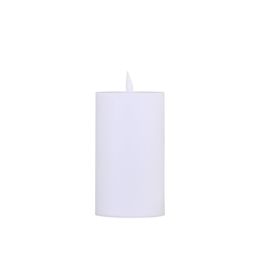 Chic Antique LED Blockkerze Outdoor H30/D10 cm, weiss