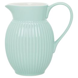 GreenGate Krug aus Steingut Alice cool mint 1,5L skandinavische Deko Online Shop