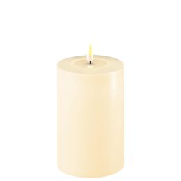 Deluxe Homeart LED Stumpenkerze Real Flame creme &Oslash;10 x H15cm, creme skandinavische Deko Online Shop