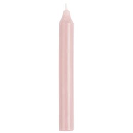 IB Laursen Rustikale Stabkerze 18 cm | &Oslash; 2,2 cm H&ouml;he 18, &Oslash; 2.2 cm, hellrosa