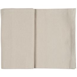 IB Laursen Baumwoll Tischdecke l&auml;nglich 250 x 150 cm, leinenfarbig skandinavische Deko Online Shop