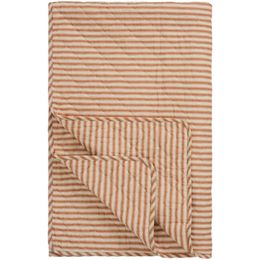 IB Laursen Quilt Sand mit Streifen 180 x 130 cm, Sienna