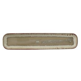 Bloomingville Servierplatte Heather braun, Steingut 41 x 9 x 2.5 cm