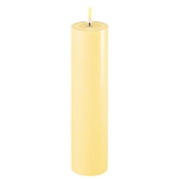 Deluxe Homeart LED Stumpenkerze Real Flame hellgelb &Oslash;5 x H20cm, hellgelb skandinavische Deko Online Shop