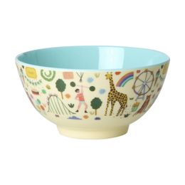 Rice Mittelgro&szlig;e Kindersch&uuml;ssel Fun Fair 700 ml &Oslash; 15 cm, H&ouml;he 7 cm, mint