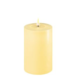 Deluxe Homeart LED Stumpenkerze Real Flame hellgelb &Oslash;10 x H15cm, hellgelb skandinavische Deko Online Shop