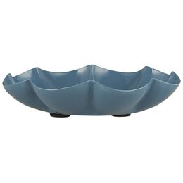 IB Laursen Kerzenhalter f&uuml;r Stumpenkerze Blume H&ouml;he 2.7, &Oslash; 13.5 cm, Cornflower skandinavische Deko Online Shop