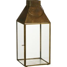 IB Laursen Laterne Christian mit schr&auml;gem Dach 13 x 13 x 31 cm