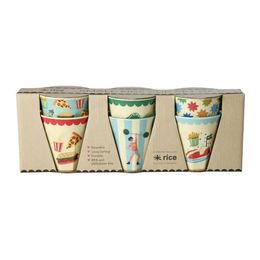 Rice Kleine Kinder Becher Fun Fair - 6er Pack 6 x 160 ml, mint