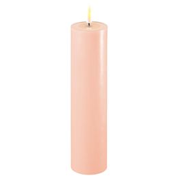 Deluxe Homeart LED Stumpenkerze Real Flame rosa &Oslash;5 x H20cm, rosa