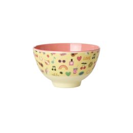 Rice Melamin Sch&uuml;ssel f&uuml;r Kinder Unicorn Love Small - 300 ml &Oslash; 11 cm, H&ouml;he 6 cm