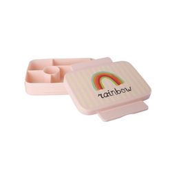 Rice Kinder Brotdose mit 6 F&auml;chern &ndash; ABC 22 x 16,5 x 5 cm, pink skandinavische Deko Online Shop