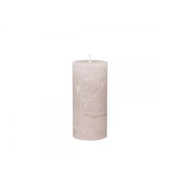 Chic Antique Macon rustikale Stumpenkerze H15/D7 cm, rosa skandinavische Deko Online Shop