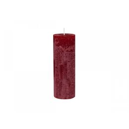Chic Antique Macon rustikale Stumpenkerze H20/D7 cm, dunkelrot skandinavische Deko Online Shop