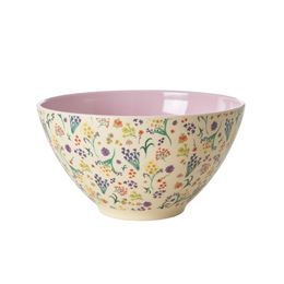 Rice Melamin Salatsch&uuml;ssel Wild Flowers - 4,5 L H 14,5 cm &Oslash; 26,4 cm skandinavische Deko Online Shop