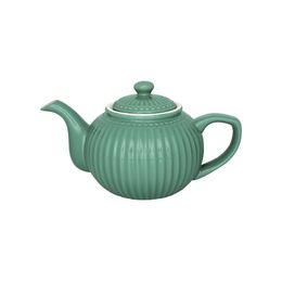 GreenGate Teekanne Alice dusty green skandinavische Deko Online Shop