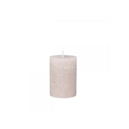 Chic Antique Macon rustikale Stumpenkerze H10/D7 cm, rosa skandinavische Deko Online Shop