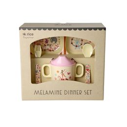 Rice Baby-Geschirrset Fun Fair Geschenkbox 25 x 11 x 22 cm, pink skandinavische Deko Online Shop