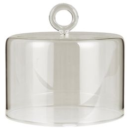 IB Laursen Glasglocke rund mit Henkel H&ouml;he 17, &Oslash; 18 cm skandinavische Deko Online Shop