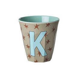 Rice Melamin Buchstabenbecher Stars K skandinavische Deko Online Shop