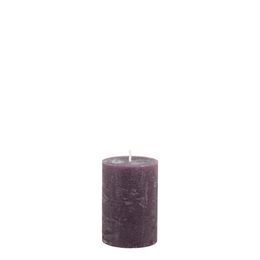 Chic Antique Macon rustikale Stumpenkerze H15/D7 cm - pflaume skandinavische Deko Online Shop