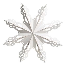 Chic Antique Wanddekor Schneeflocke D63/B6 cm, antique wei&szlig; skandinavische Deko Online Shop