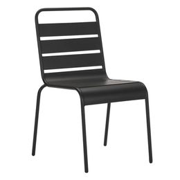 house doctor Gartenstuhl Helo 54 x 50 x 81 cm, schwarz skandinavische Deko Online Shop