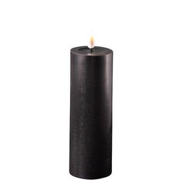 Deluxe Homeart LED Stumpenkerze Real Flame salbei green 15 cm, &Oslash; 5 cm skandinavische Deko Online Shop