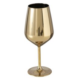 Boltze Weinglas Adora metallic 22 cm, &Oslash; 9 cm, 490 ml, Gold
