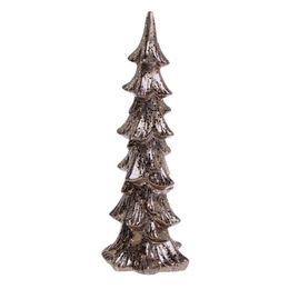 Chic Antique Weihnachtsbaum Aufsteller mit Glitzer H37/L14,5/B11 cm, mokka
