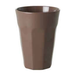 Rice Melamin Becher gro&szlig; einfarbig braun skandinavische Deko Online Shop