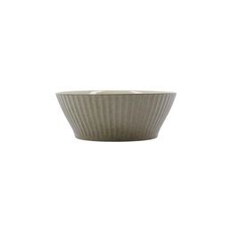 house doctor Sch&uuml;ssel HDPleat Grau/braun, &empty; 19 cm
