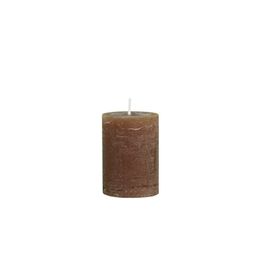 Chic Antique Macon rustikale Stumpenkerze H10/D7 cm, walnuss skandinavische Deko Online Shop